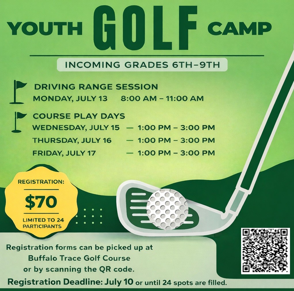 Buffalo Trace Kids Camp 2026 - Buffalo Trace Golf Course